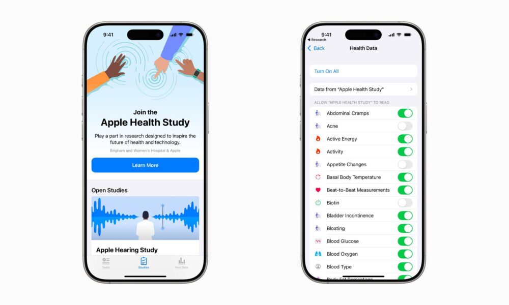 Apple da un paso más en el cuidado de nuestra salud con un nuevo estudio