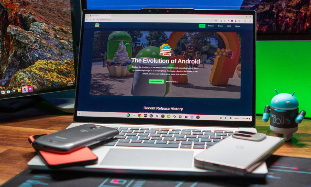 Creando un homenaje a la historia de Android con Gemini